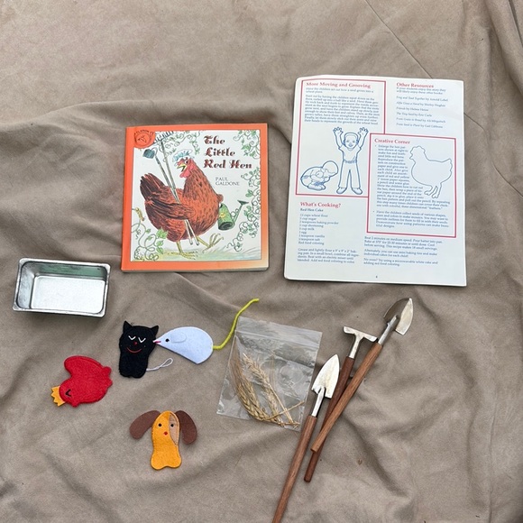 Toys | The Little Red Hen Childrens Storybook Story Telling Kit | Poshmark